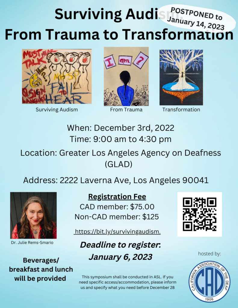 Symposium - California Association for the Deaf